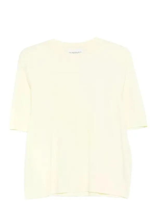 Eric Bompard Crew-neck Short-sleeve Top - Yellow