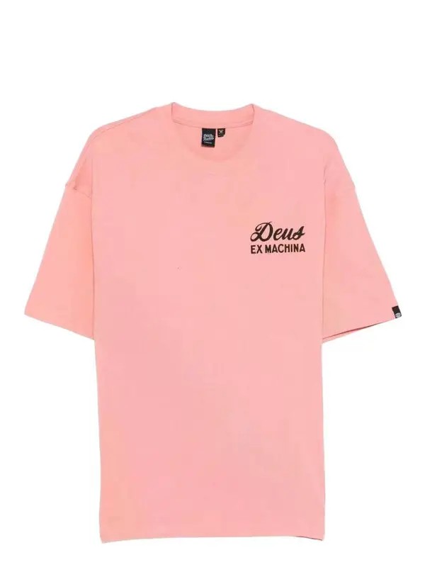 Deus Ex Machina Logo-detail T-shirt - Pink