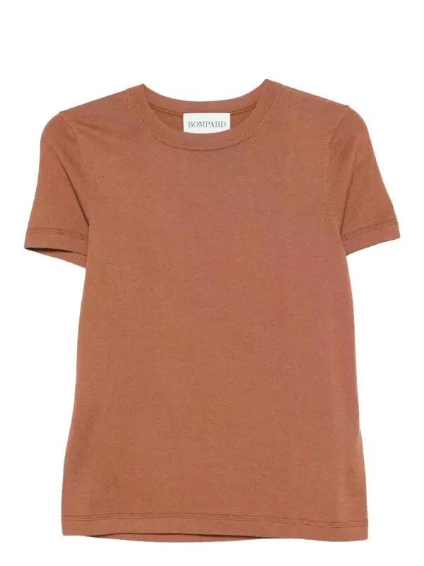 Eric Bompard Straight Fit T-shirt - Brown