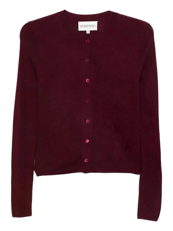 Eric Bompard Buttoned Cardigan - Red