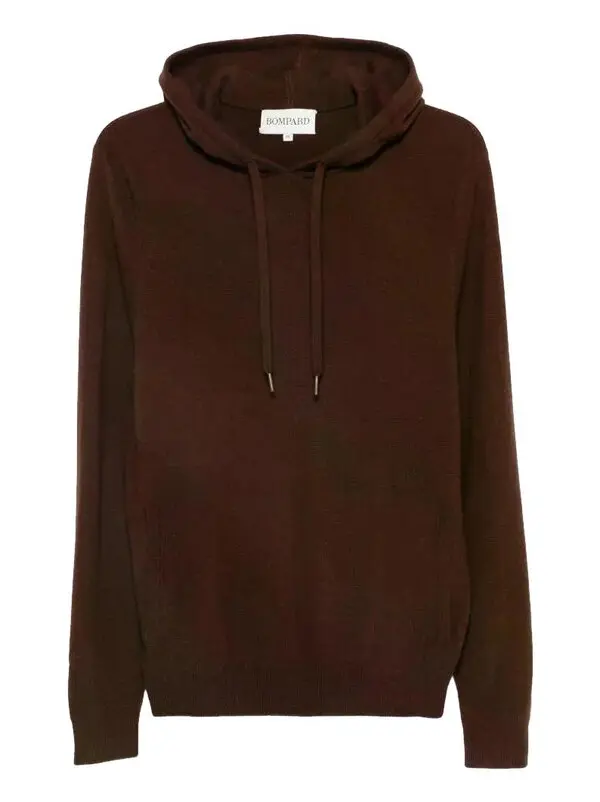 Eric Bompard Hooded Cashmere Hoodie - Brown