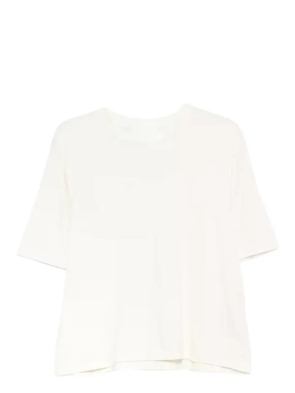 Eric Bompard Oversized Round-neck T-shirt - Neutrals
