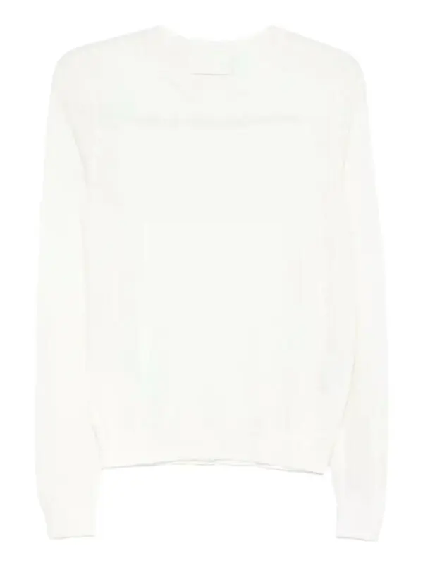Eric Bompard Long-sleeve Round-neck Sweater - Neutrals
