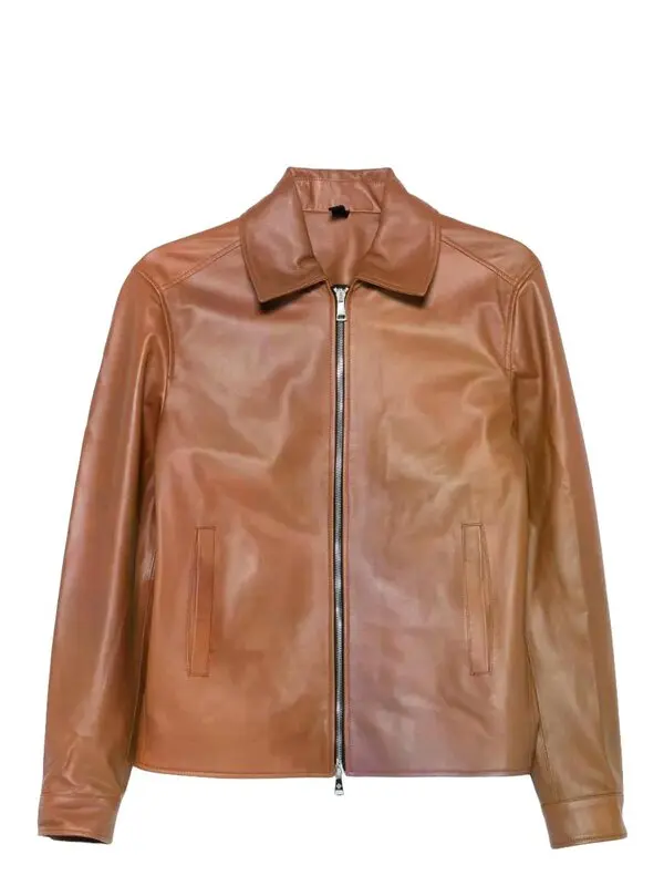 Tagliatore Zip Pocket Jacket - Brown
