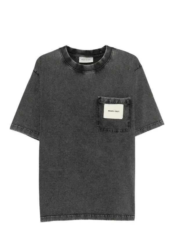 BRAM’S FRUIT Chest Pocket Crew-neck T-shirt - Grey