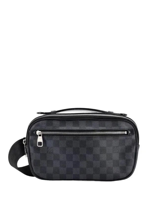 LOUIS VUITTON Ambler Damier Graphite Belt Bag - Black