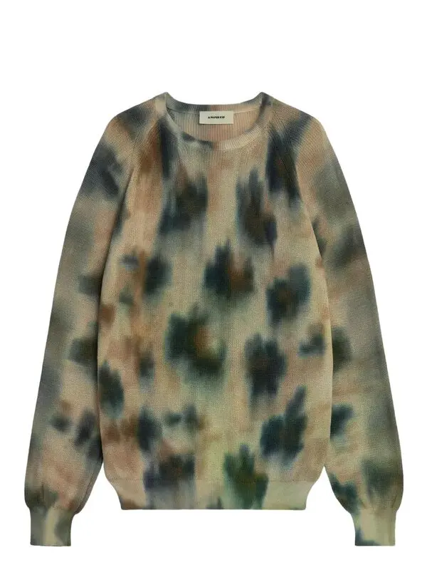 A PAPER KID Tie-dye Sweater - Neutrals
