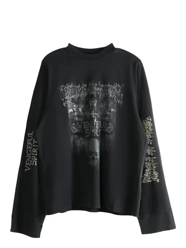 Vetements Cof Spirit Cutup Longsleeve T-shirt - Magnet