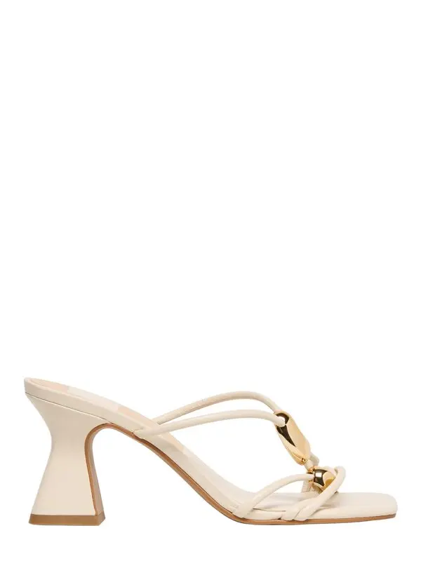 DOLCEVITA Alayna Leather Heeled Sandals - Bone Leather