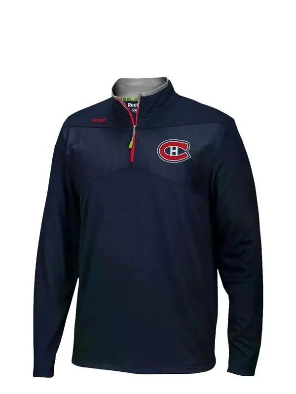 REEBOK Montreal Canadiens Zip-up Sweatshirt - Blue