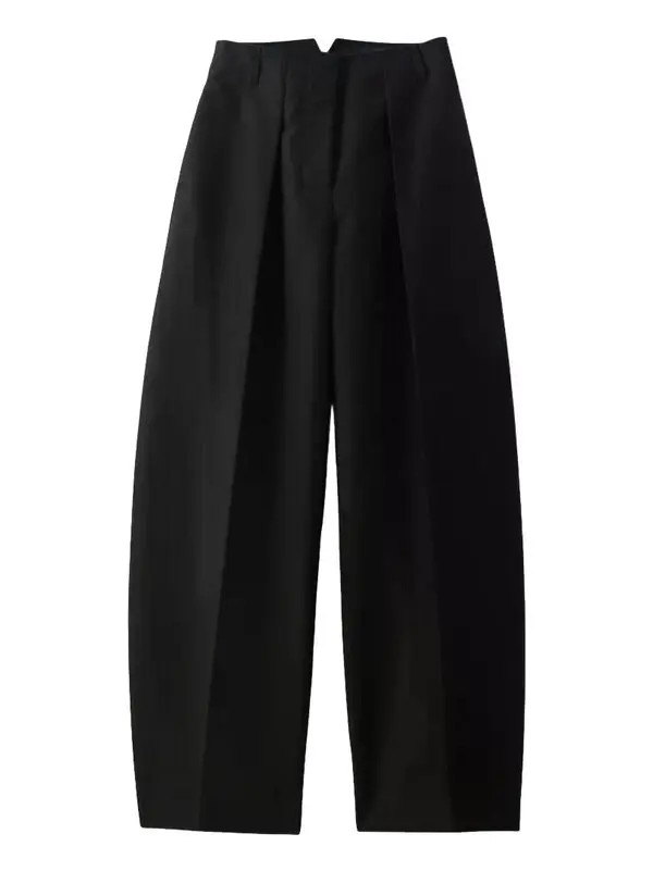 Jacquemus Ovalo Palazzo Pants - Black