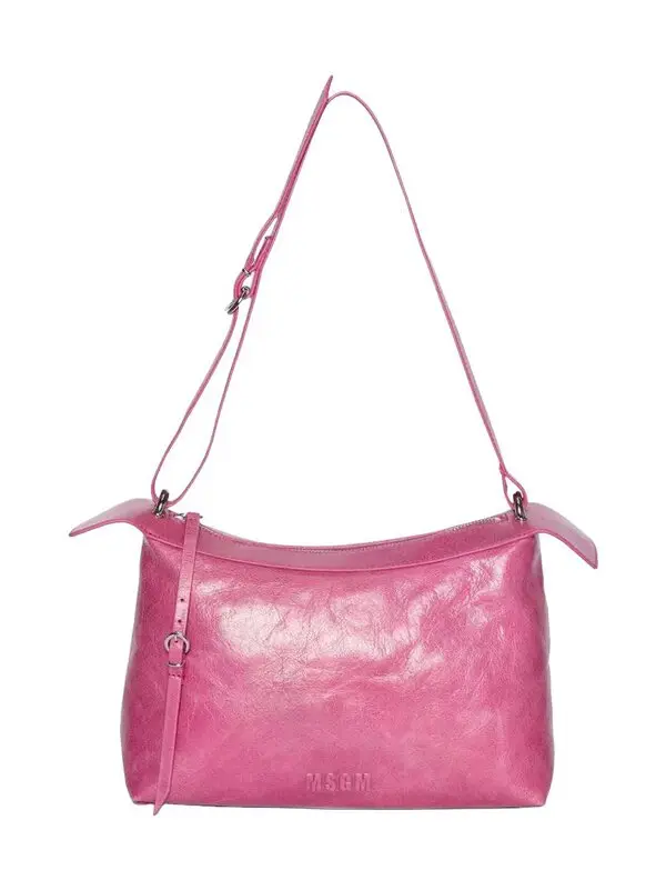 MSGM Zip-fastening Shoulder Bag - Pink