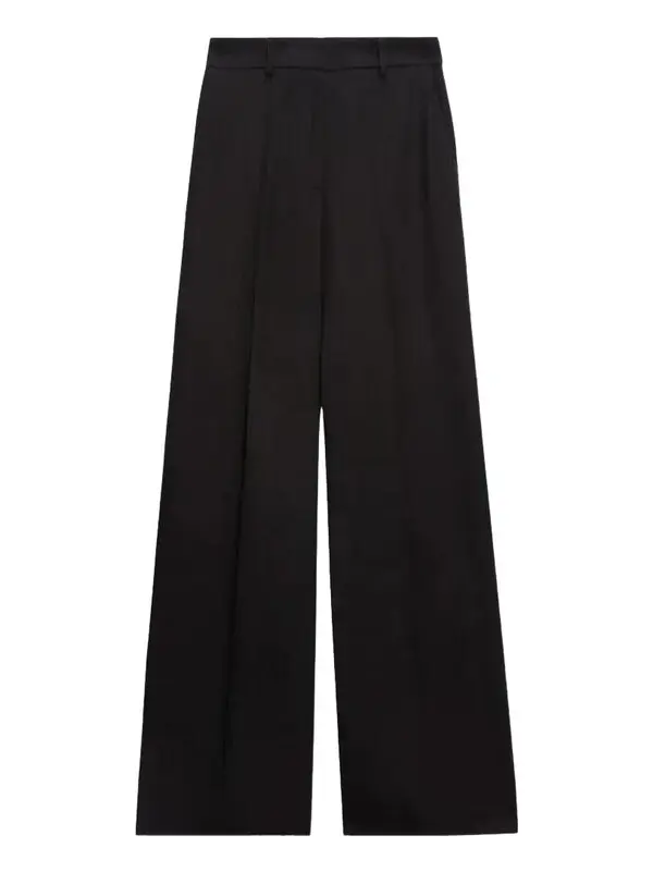MSGM Palazzo Trousers - Black