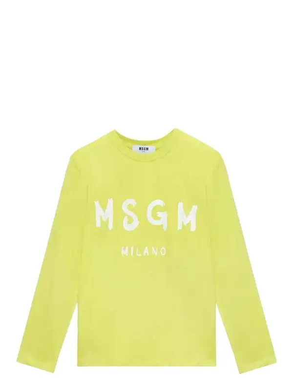 MSGM Long-sleeve Top - Yellow