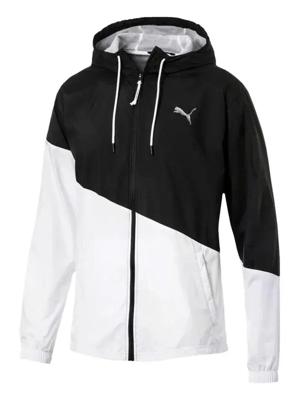 PUMA Colourblock Hooded Jacket - Black