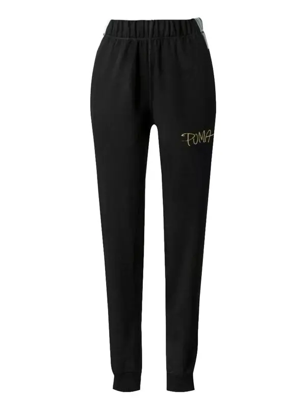 PUMA Logo Track Pants - Black