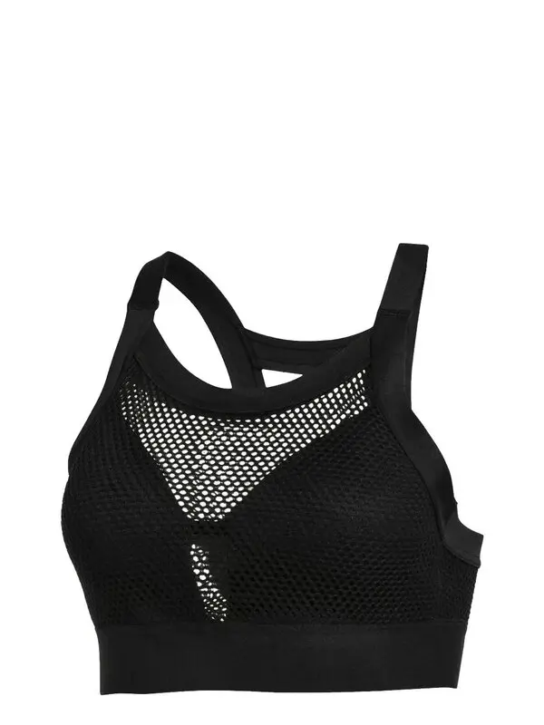 PUMA X Selena Gomez Mesh-detail Sports Bra - Black
