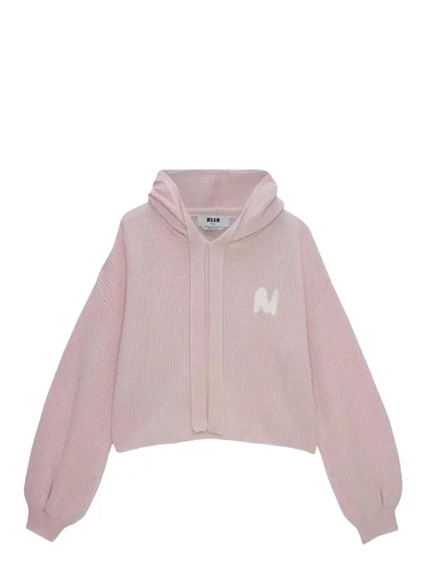 MSGM Logo-embellishment Sweater - Pink