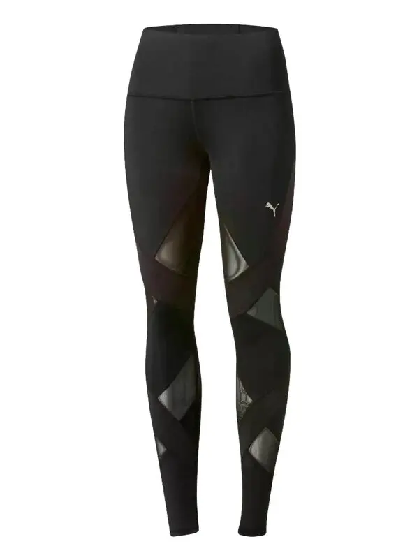 PUMA Balance Wrap Tights Logo-detail Leggings - Black
