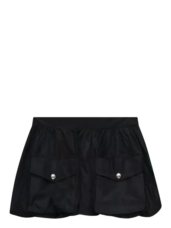 MSGM Cargo Pocket Mini Skirt - Black