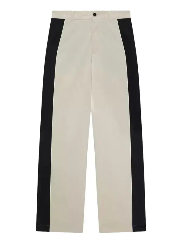 MSGM Side-stripe Trousers - Neutrals