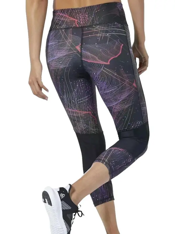REEBOK One Series Running 3/4 Leggings - Black
