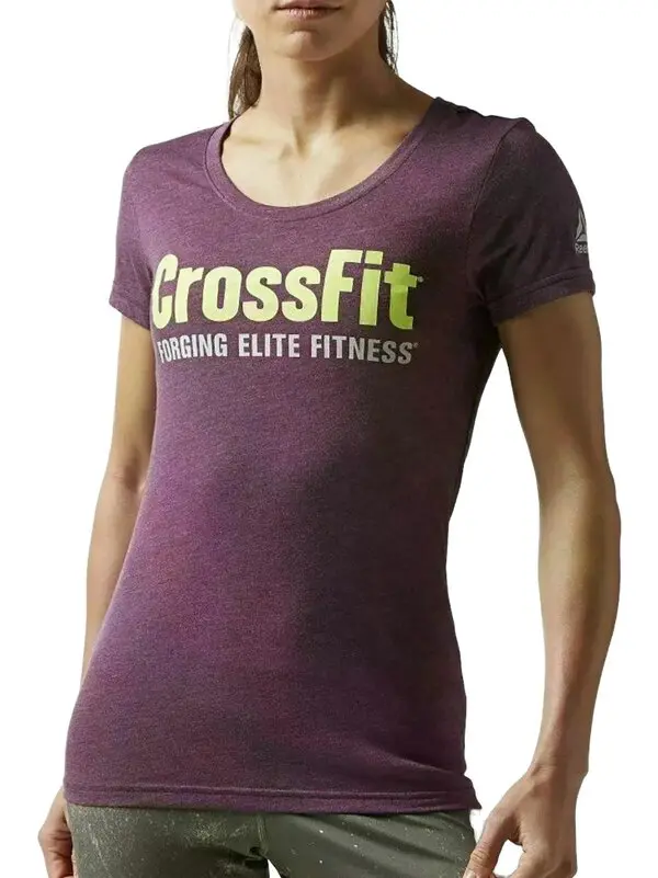 REEBOK Crossfit Elite Fitness T-shirt - Purple