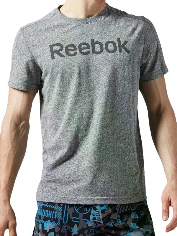 REEBOK Big Logo T-shirt - Grey