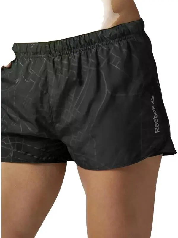 REEBOK Elasticated-waistband Shorts - Black
