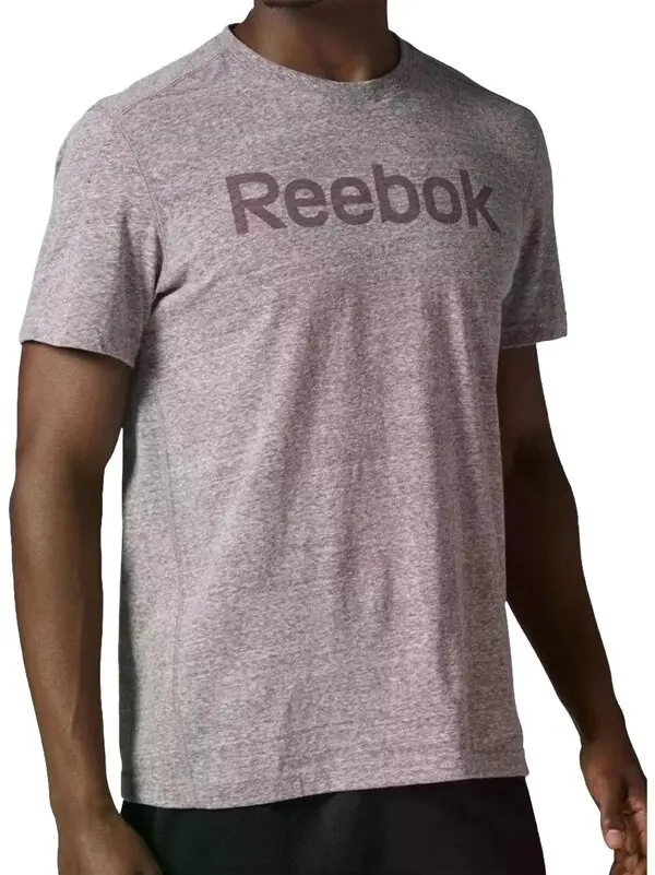 REEBOK Elements Logo T-shirt - Brown