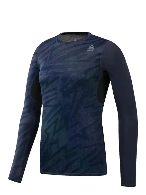 REEBOK Long-sleeve Compression Top - Blue