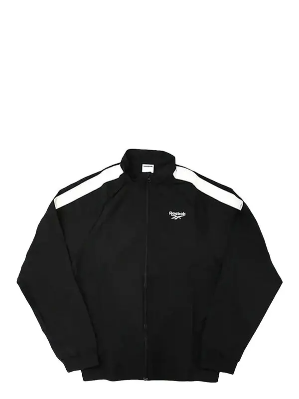 REEBOK Logo-detail Track Jacket - Black