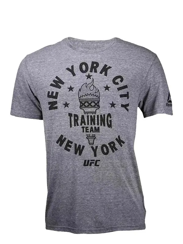 REEBOK Ufc 205 Nyc Training Team T-shirt - Grey
