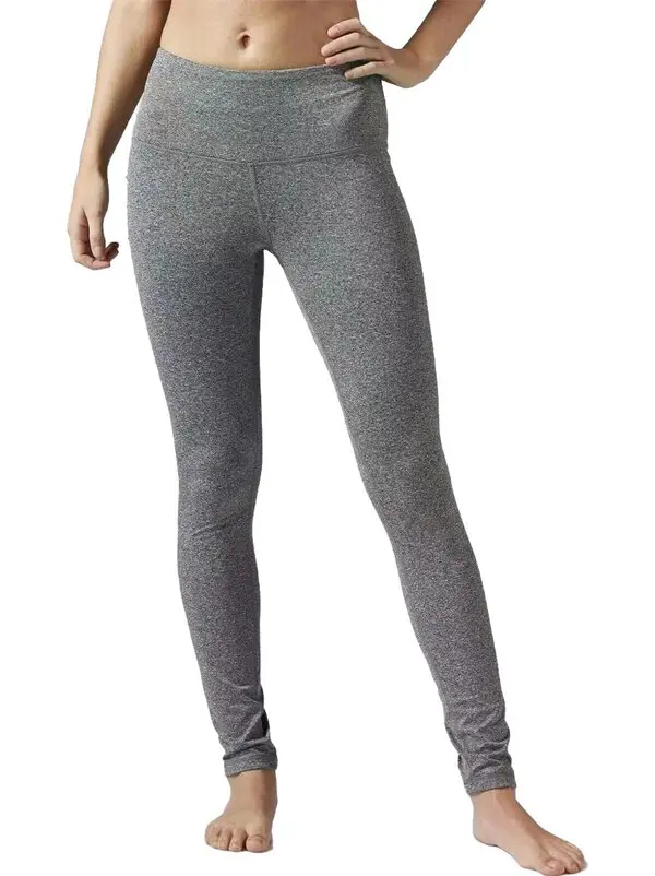 REEBOK Tonal-topstitching Leggings - Grey