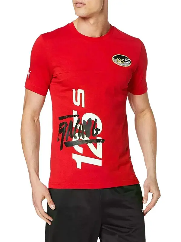 PUMA X Ferrari Graphic-print T-shirt - Red