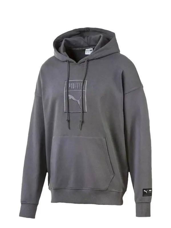 PUMA Drawstring Hoodie - Grey
