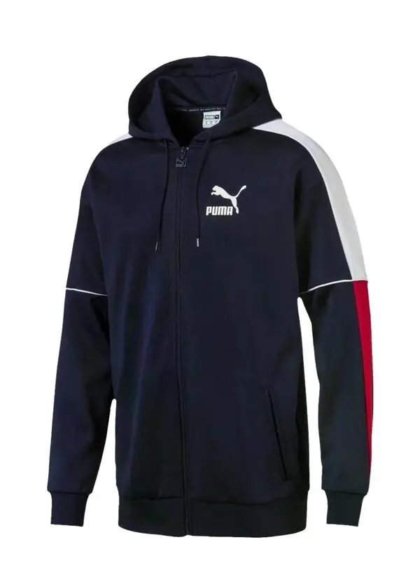PUMA Hoodie With Logo Detail - Blue