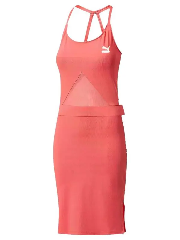 PUMA Archive T7 Midi Dress - Pink