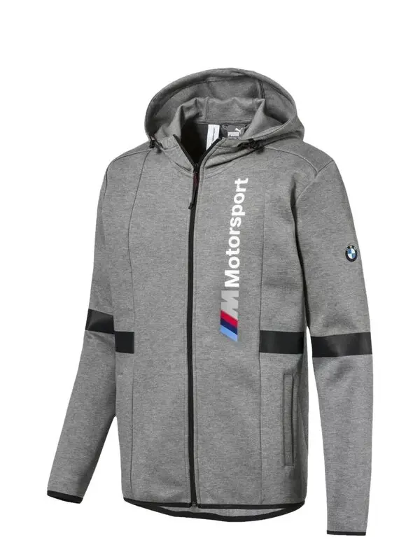 PUMA Bmw Motorsport Zip-up Hoodie - Grey