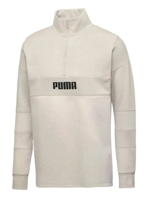 PUMA Half-zip T-shirt - Neutrals