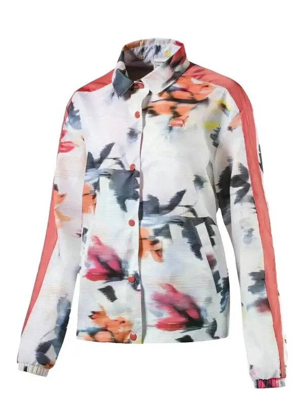 PUMA Floral Jacket - White