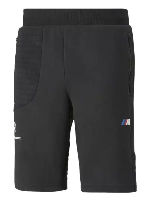 PUMA X Bmw Motorsport Textured Track Shorts - Black