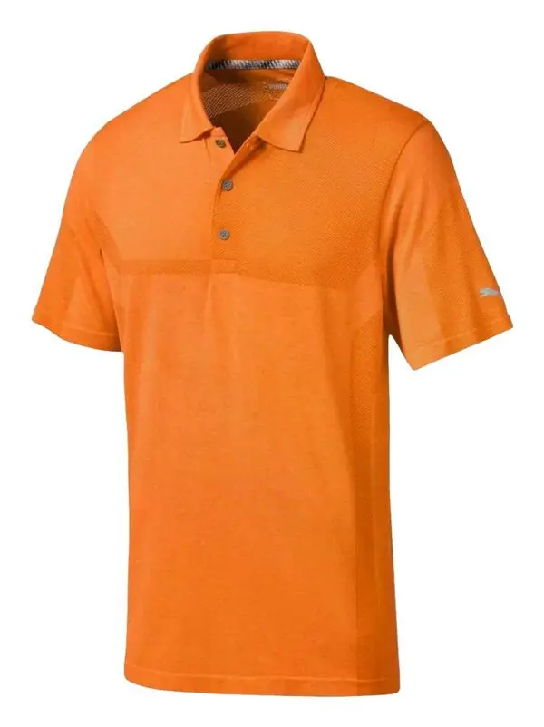 PUMA Evoknit Breakers Short-sleeves Polo Shirt - Orange