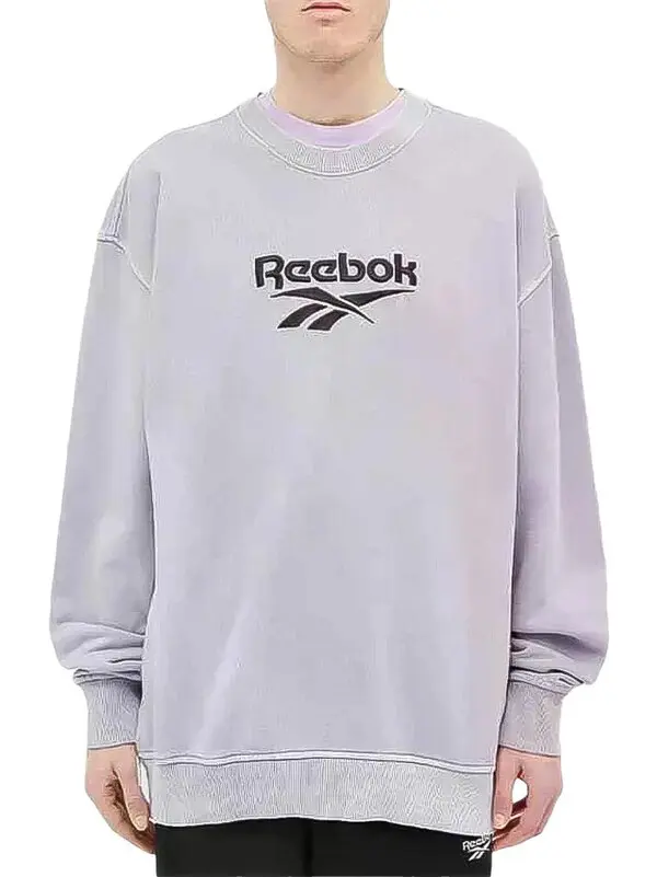 REEBOK Vector Crew Neck Sweatshirt - Grey