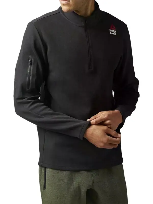 REEBOK Crossfit Zip Fleece - Black