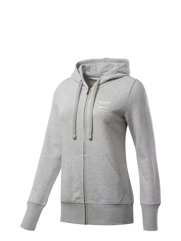 REEBOK Crossfit Full-zip Hoodie - Grey