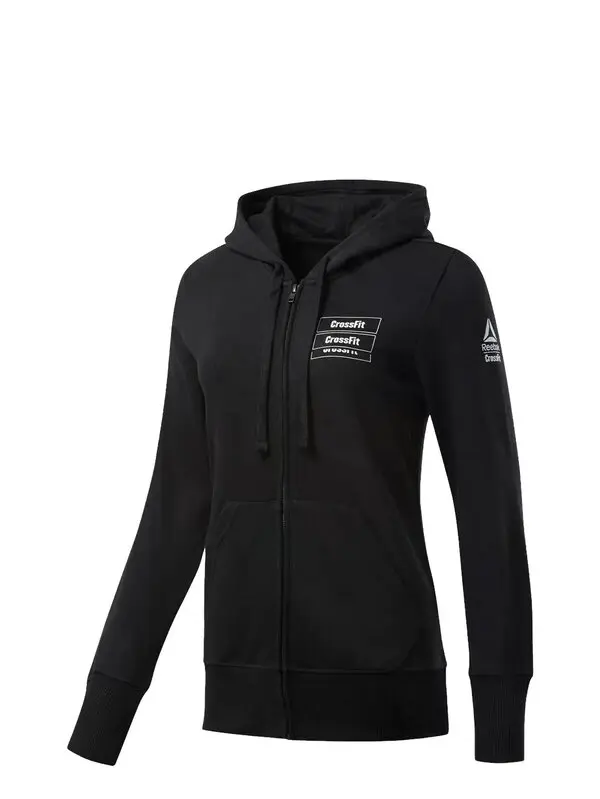 REEBOK Crossfit Zip-up Hoodie - Black