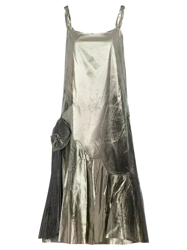 MAISON MARGIELA Foiled Midi Dress - Grey