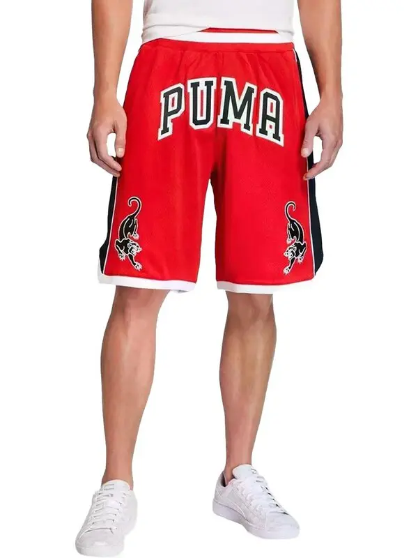 PUMA Mesh Shorts - Red