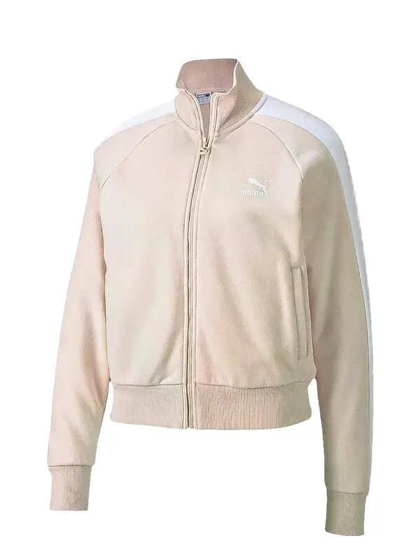 PUMA T7 Zip-up Track Sweatshirt - Pink